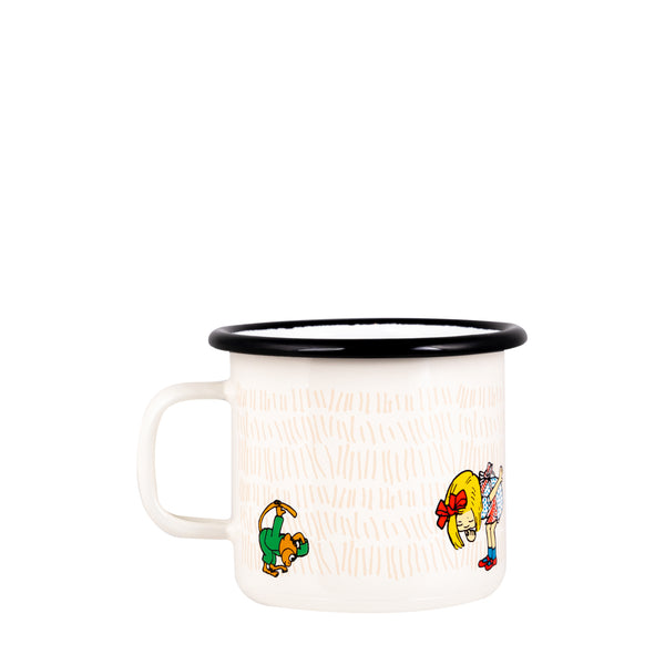 Enamel Mug 25 CL, Pippi, The Snirkle Hunt – Nordic Designs Stockholm